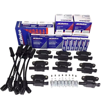8X OEM AcDelco UF413 Ignition Coil & 41-110 Spark Plug & 9748UU Wire ...
