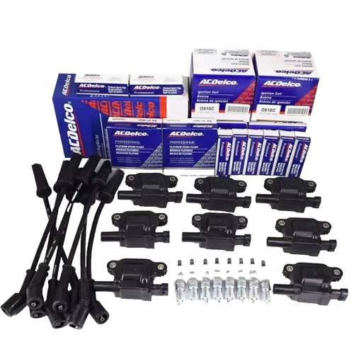 8X OEM AcDelco UF413 Ignition Coil & 41-110 Spark Plug & 9748UU Wire ...