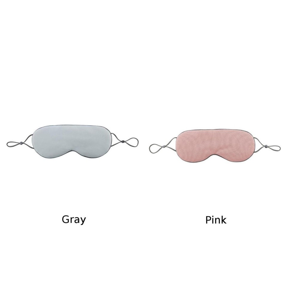Travel Airplane Sleep Eye Mask Double-sided Comfort Cool And Warm Sides ...