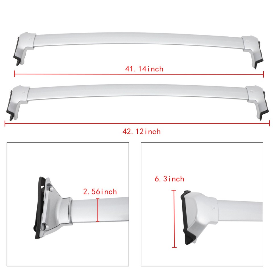 Roof Rack Cross Bar Set For 2017-2019 Honda CRV CR-V Luggage Cargo ...