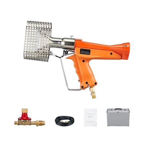 Propane Heat Gun Up to 187660 BTU Hot Air Gun with Regulator & Carry ...