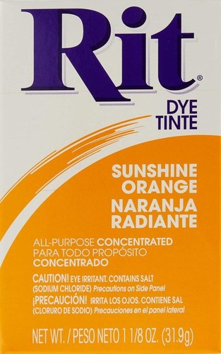 Rit Dye All Purpose Powder Sunshine Orange 31.9g | eBay Australia