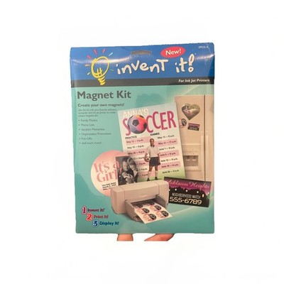 NEW Sealed Invent It! Magnet Kit for Ink Jet Printers #09212-0 | eBay