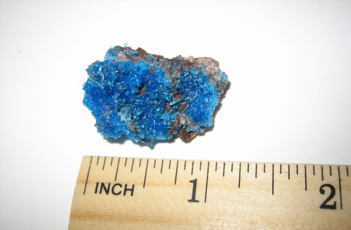 1.1" SMALL RARE NATURAL CHALCANTHITE CRYSTAL CLUSTER W/ MATRIX ARIZONA ...