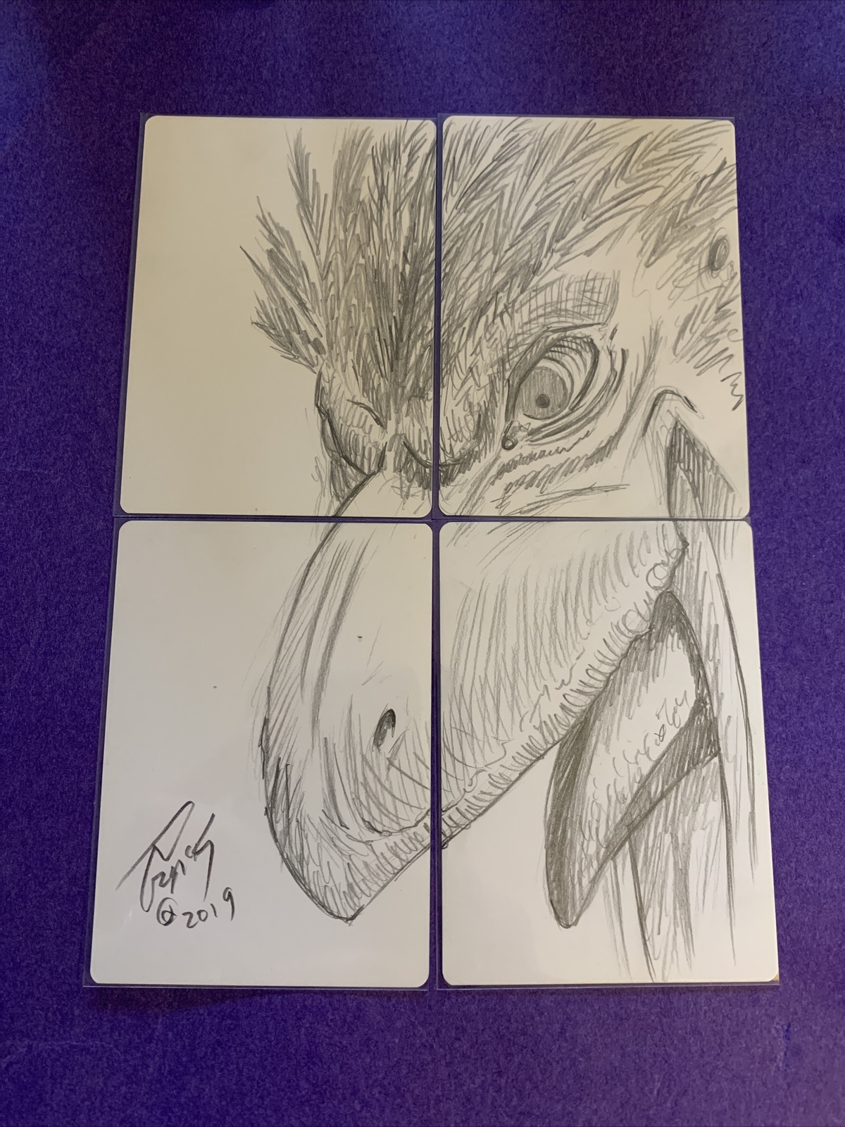 MTG Magic Sudden Spoiling Signed Artist Proof Set W/Sketch X4 C14 Alan ...