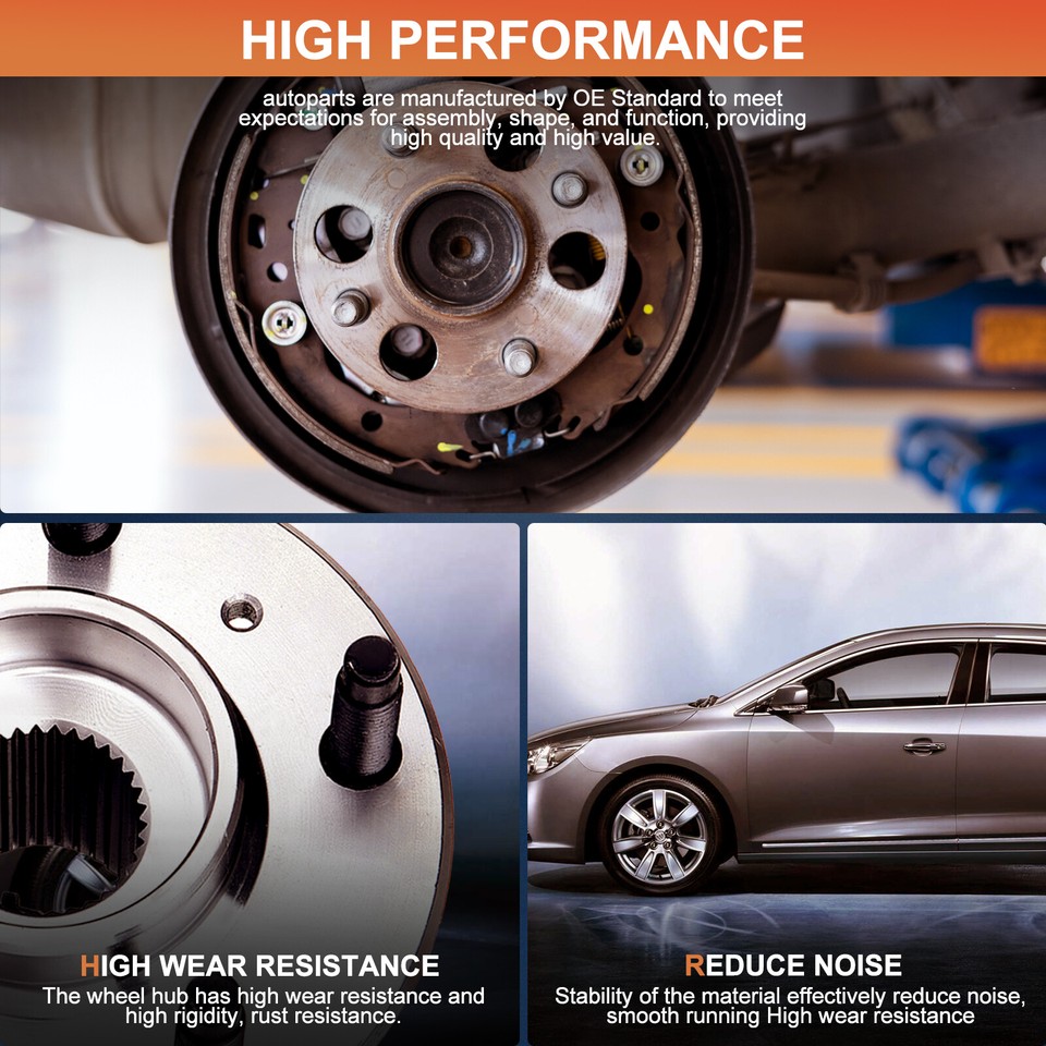 4Pcs Wheel Hub Bearing Assembly For 2016-2019 Hyundai Tucson Kia Optima ...