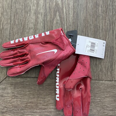 XXXL Nike Vapor Jet Alabama Crimson Tide Football Gloves DX4886-620 ...