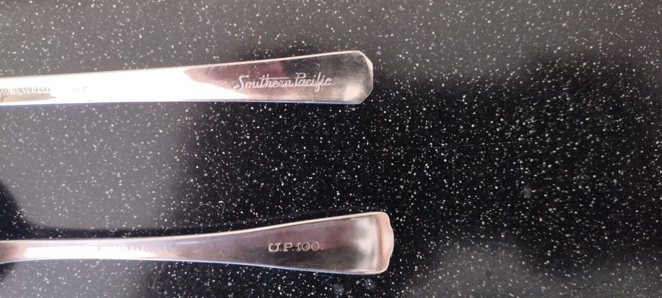 UNION PACIFIC RAILROAD SILVER Plated CROMWELL SPOON SOUTHERN BROADWAY ...