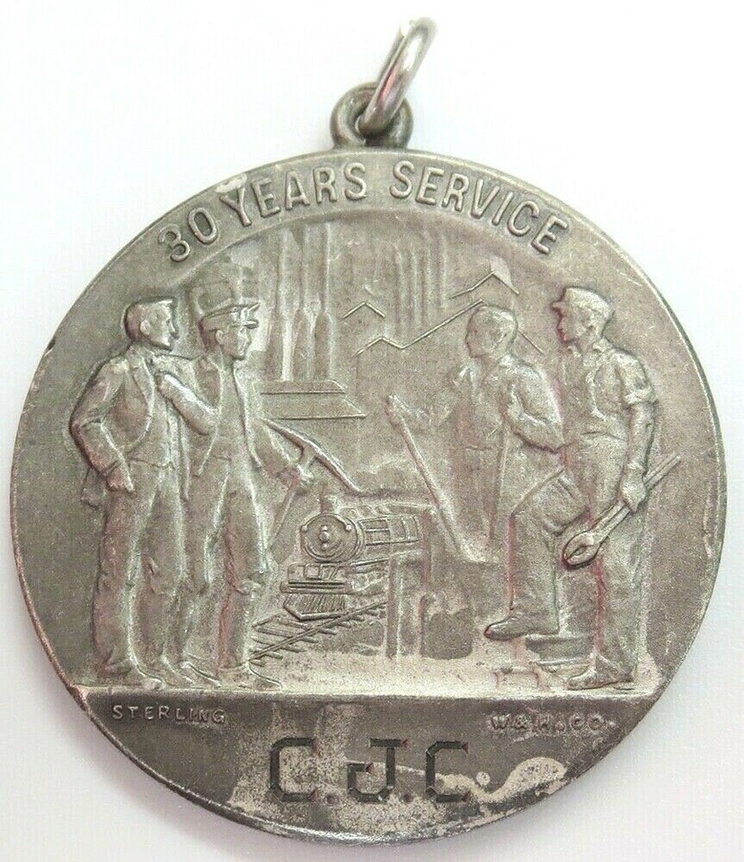 VINTAGE SILVER US STEEL CORPORATION ELBERT HENRY GARY 30 YEARS OF ...