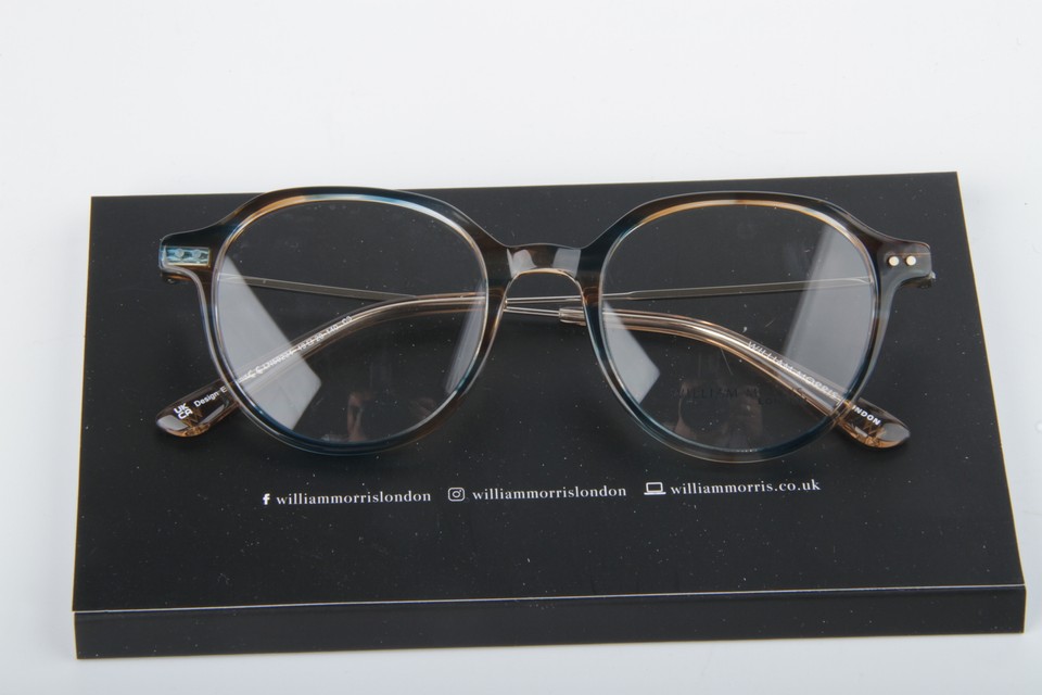 William Morris LN50234 Brown & Blue Women Eyeglasses Optical Frames ...