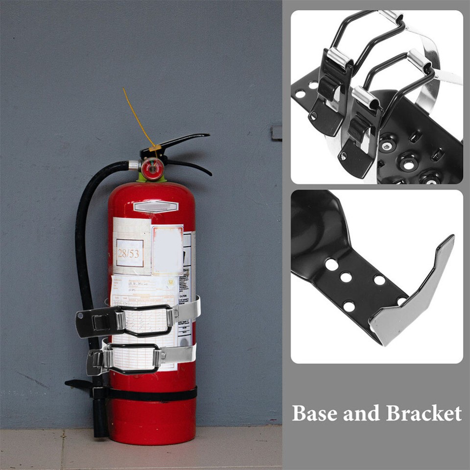 2Pcs Fire Extinguisher Bracket Mounting Fire Extinguishers Rack Fire ...