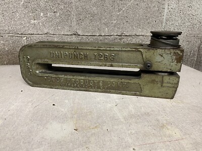 UNIPUNCH 12B3 C-Frame Punch/Die Press Punch | eBay