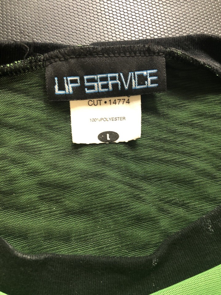 lip service vintage Neon Green Shirt Cool Men’s Large | eBay