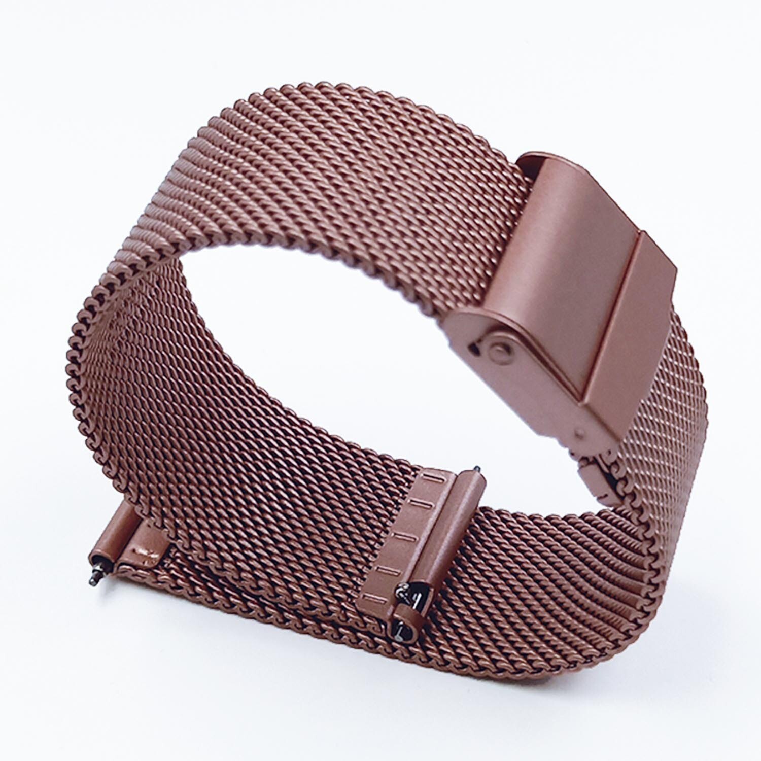 Rugged Milanese Mesh Stainless Steel Metal Watch Strap Band Quick ...