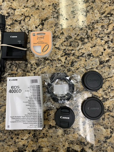 Canon EOS 4000D DSLR Digital Camera With 18 - 55mm 1:3.5-5.6 III Lens ...