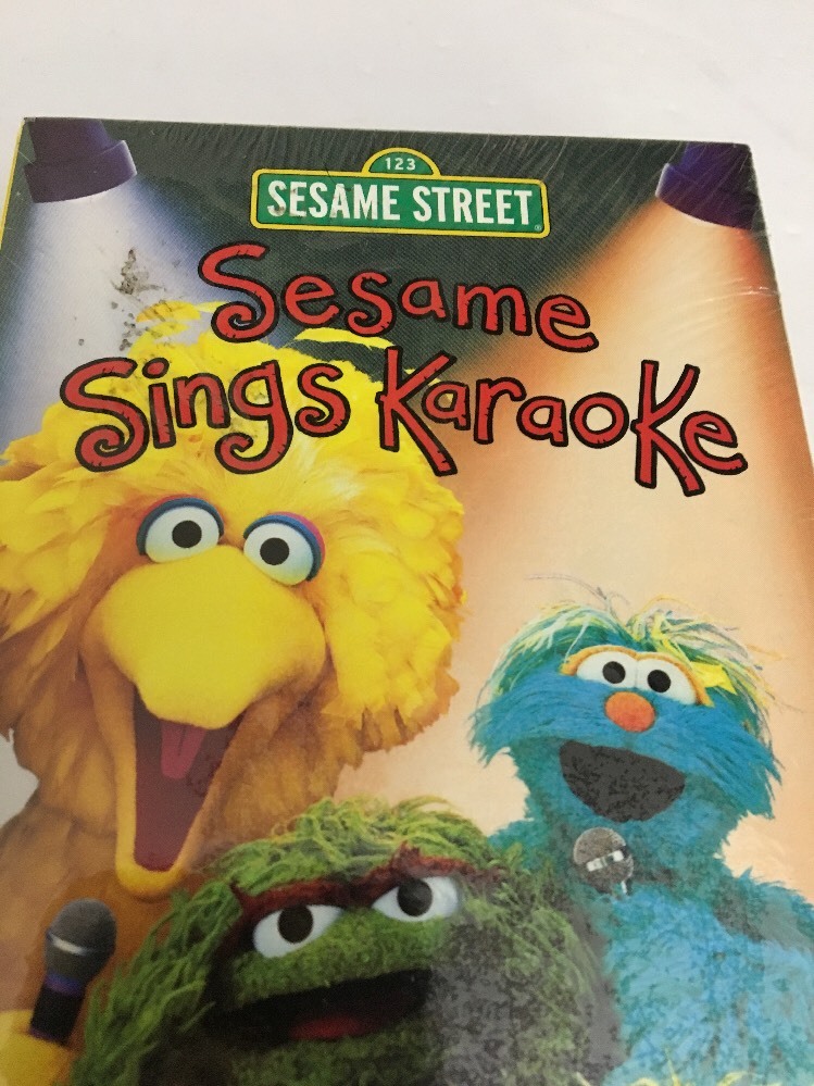 Sesame Street SESAME SINGS KARAOKE VHS VIDEO-#LV-55727-RARE VINTAGE ...