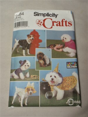 Simplicity Crafts 9884 Longia Miller Design Dog Coat & Costume Sewing ...