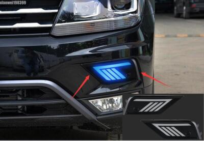 LED Daytime Running Light DRL Fog Lamp Turn Signals 2PCS For 2018-2021 ...