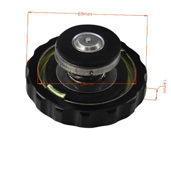 1.3Bar Radiator Cooler Cap CNC Machined Screw On Radiator Filler Neck ...