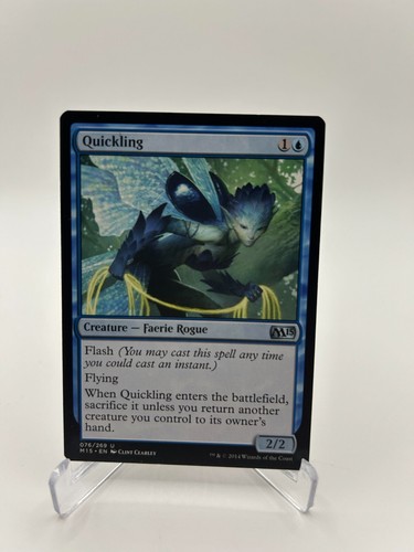 MTG Quickling - Creature, Faerie Rogue Magic 2015 (M15) 76/269 M15 ...