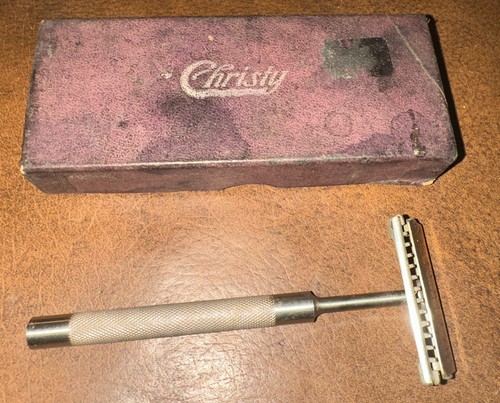 Vintage CHRISTY Safety Razor With Original Box | eBay