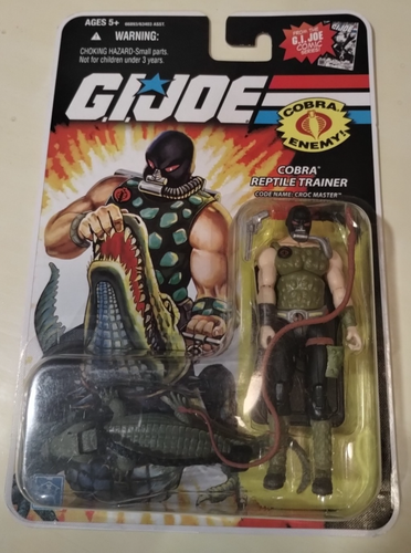 NEW GI Joe Cobra CROC MASTER Figure 25TH ANNIVERSARY Comic G.I.Joe MOC ...