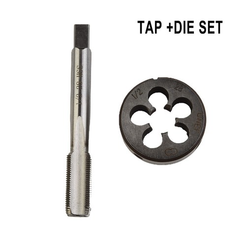 Tap + Die 1/2x28 28 TPI (Thread-Per-Inch) UNEF Set TPI Tool UNEF 1/2" 2 ...