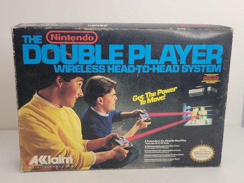 1988 Acclaim Nintendo Double Player Wireless NES Controllers NOB | eBay