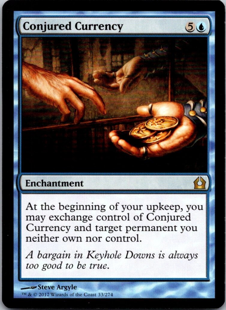 Magic the Gathering Conjured Currency Return to Ravnica MTG Free ...