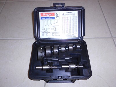JANCY SLUGGER SHEET METAL CUTTER SET METAL HOLE CUTTER | eBay