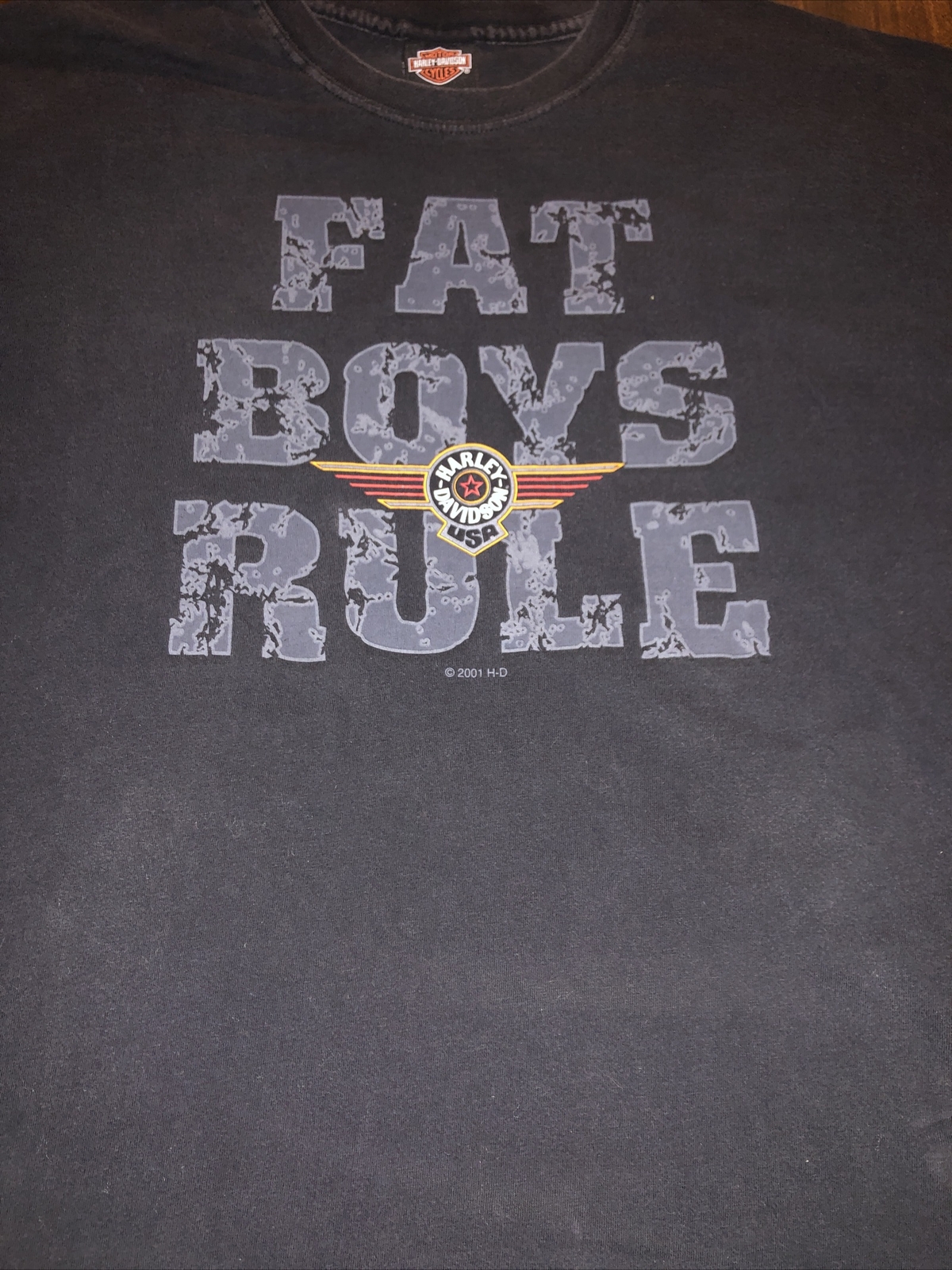 Vintage Harley Davidson Black TNT Quincy, IL Short Sleeve T-Shirt Adult ...