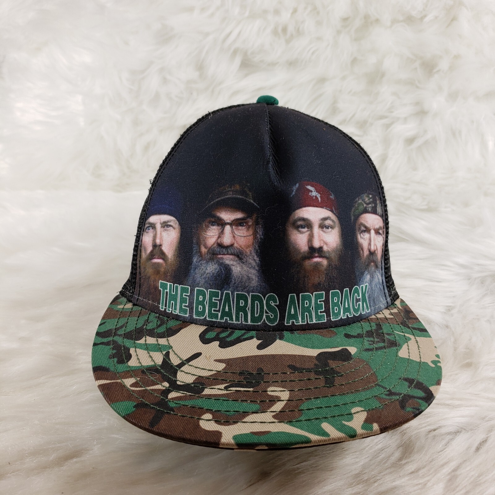 DUCK DYNASTY The Beards Are Back A&E Camo Mens Hat Ca… - Gem