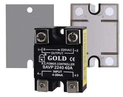 Thyristorsteller 1 x Phasenanschnitt 230V 40A 0 - 10V oder 4-20mA SCR ...