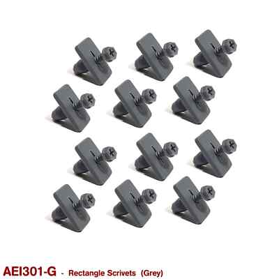 RECTANGLE SCRIVET CLIPS (GREY) NEW VB VC VH VK VL COMMODORE | eBay