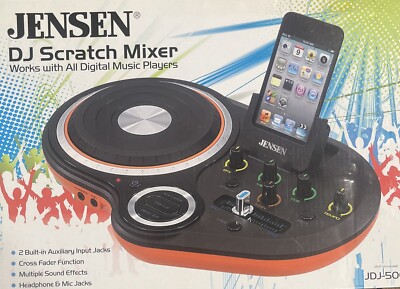 NEW Jensen DJ Scratch Mixer JDJ-500 | eBay