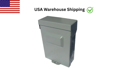 Ac Disconnect Box Electrical 60 Amp 120/240-volt Non-fuse Metallic ...