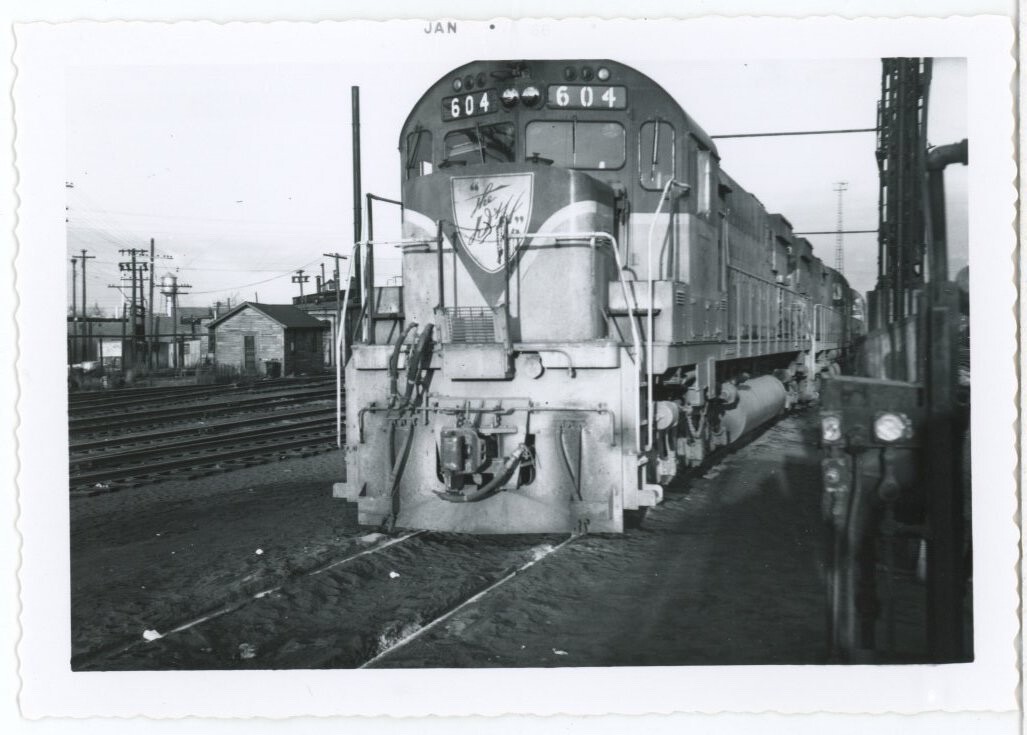 Train Photo - Delaware & Hudson Railroad #604 Locomotive 1960s Vintage ...
