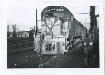 Train Photo - Delaware & Hudson Railroad #604 Locomotive 1960s Vintage ...