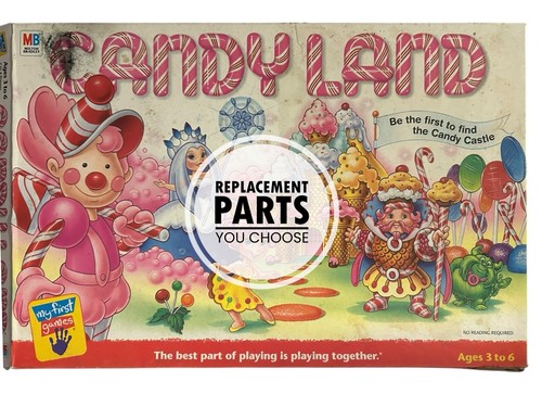 Candy Land Classic Style Board Game 1999 2001 REPLACEMENT PARTS PIECES ...