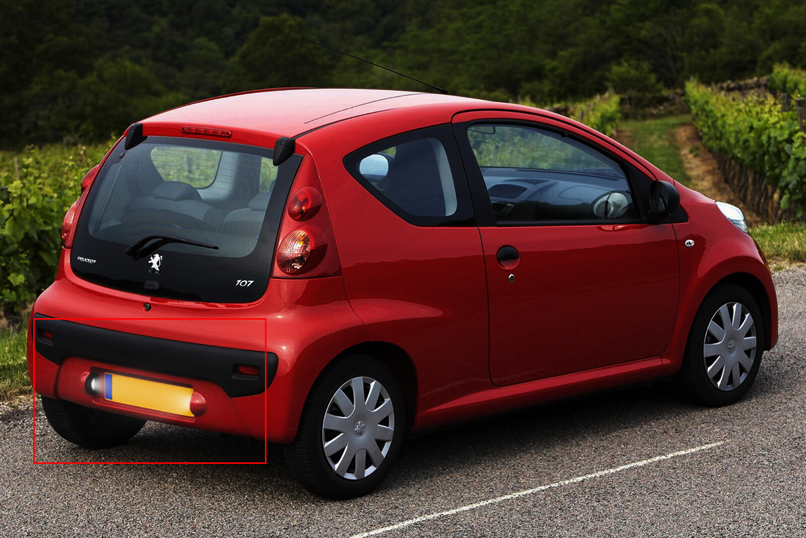 Blanc LED Eclairage Plaque d'immatriculation 6340E2 Pour Peugeot 107 ...