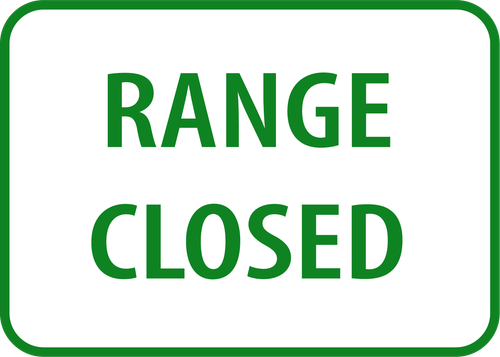 RANGE CLOSED| Laminated Vinyl Decal Sticker Label | eBay