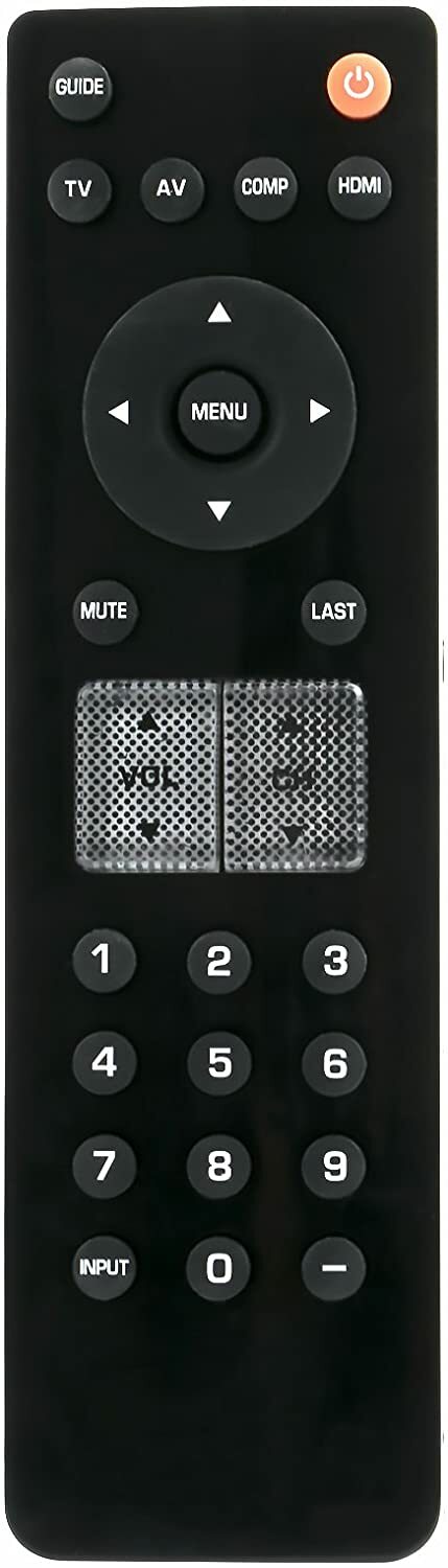 VR2 TV Remote Control for Vizio VX240M VL320M VL370M VO320E VP322 ...