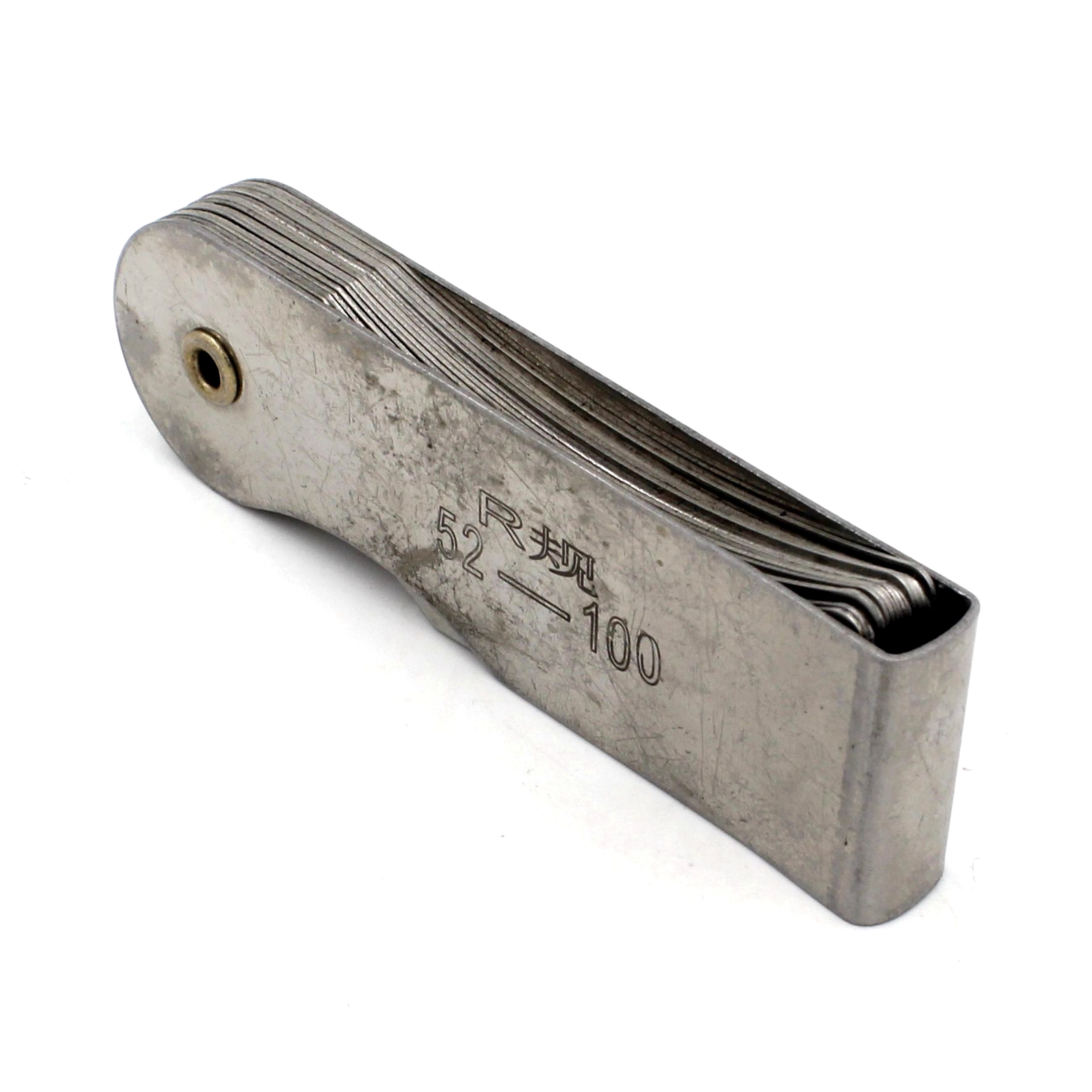 Radius gage Gauge Fillet set R52-100mm Concave Convex arc end internal ...