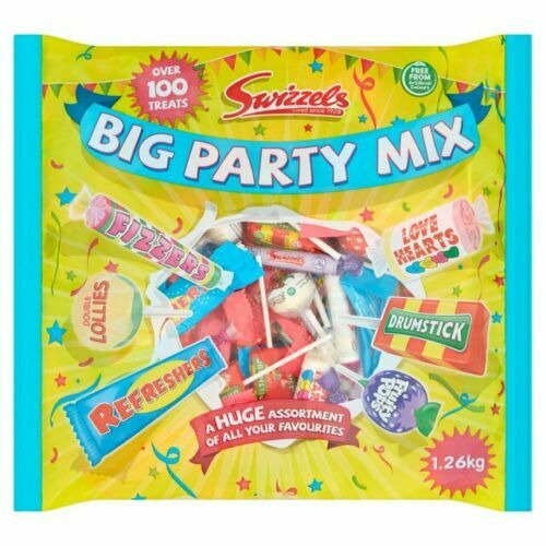 Swizzels Sweets Party Mix Chewy Candy Lollipops Tub Sweets Christmas ...