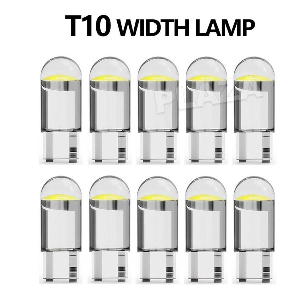 10X White T10 194 168 W5W COB Waterproof Bright Wedge Interior LED ...