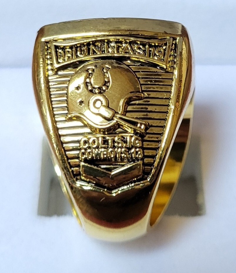 1970 Baltimore Colts JOHNNY UNITAS Super Bowl Championship Ring | eBay