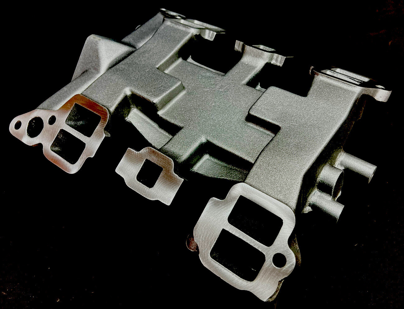 Ford Y Block 292 312 Offenhouser Tri power Intake Manifold | eBay