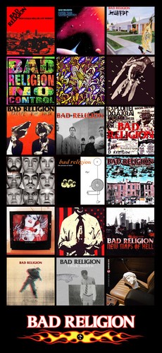 BAD RELIGION album cover discography magnet (3" x 7.5") epitaph age of ...