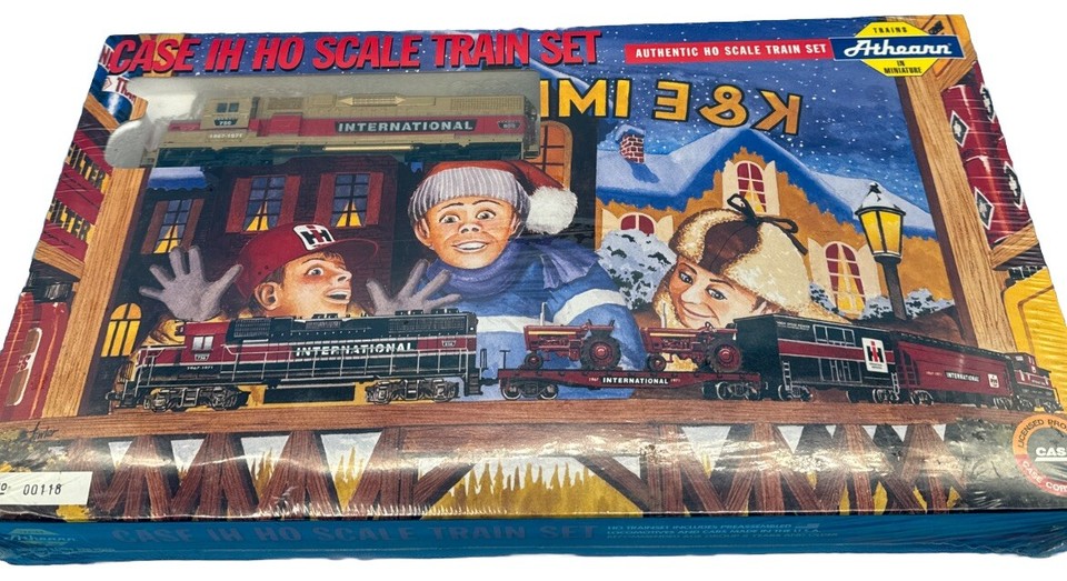 Athearn HO CASE IH International Rare Farmall Train Set Sealed NIB H2F ...