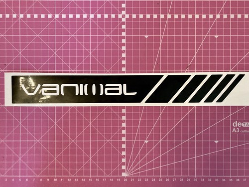 VANIMAL T4 T5 T5.1 T6 Wing Sticker Badge for Vw Transporter, Camper ...